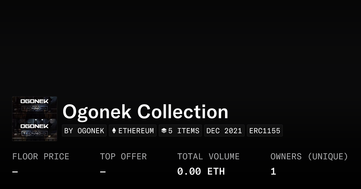 Ogonek Collection - Collection | OpenSea
