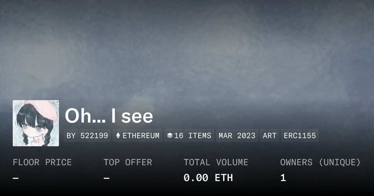 Oh... I see - Collection | OpenSea