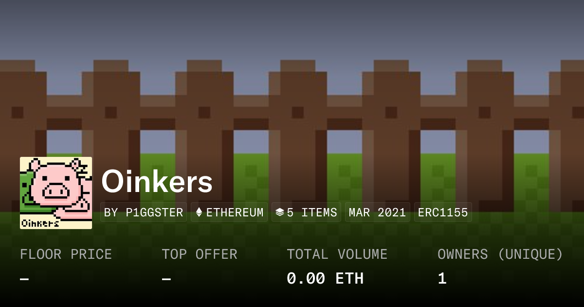 Oinkers - Collection | OpenSea