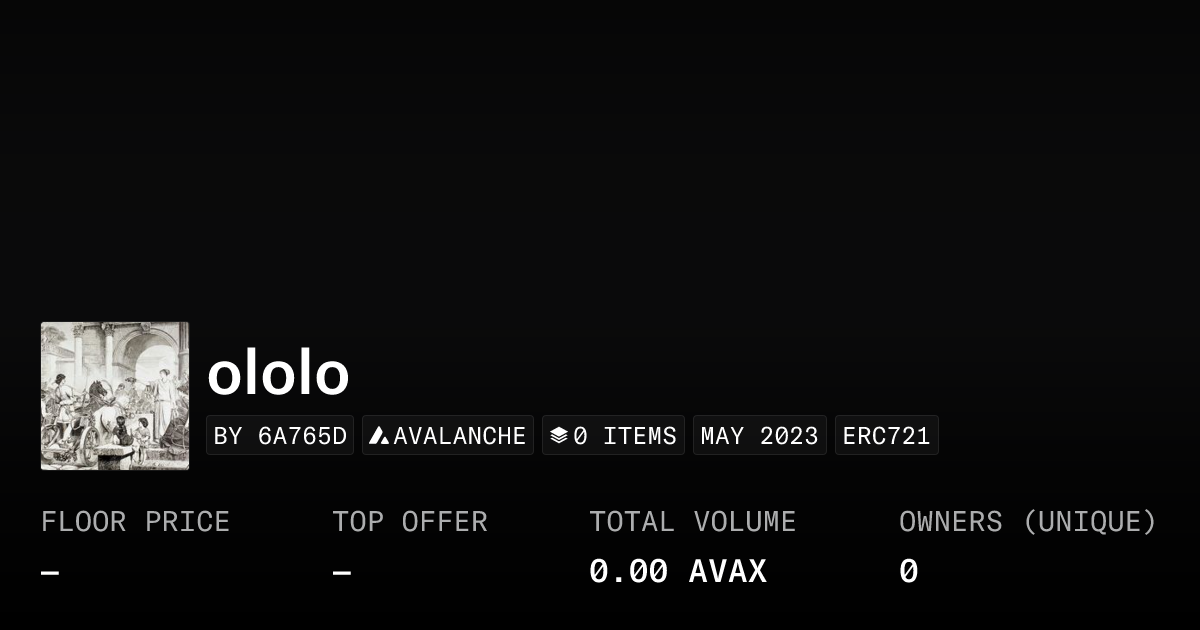 ololo - Collection | OpenSea