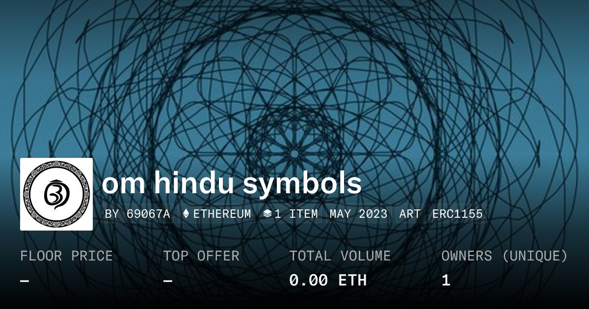 om hindu symbols - Collection | OpenSea