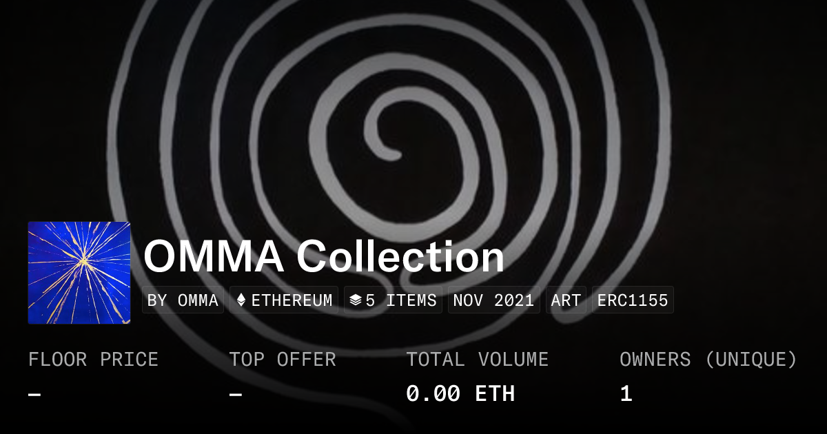 OMMA Collection - Collection | OpenSea