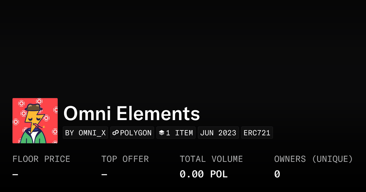 Omni Elements - Collection | OpenSea