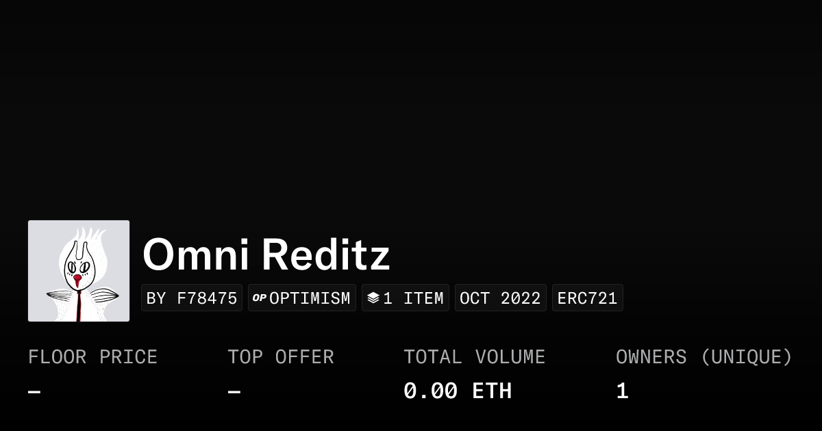 Omni Reditz - Collection | OpenSea