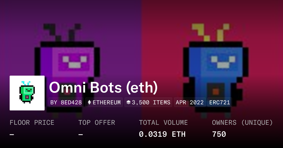 Omni Bots (eth) - Collection | OpenSea