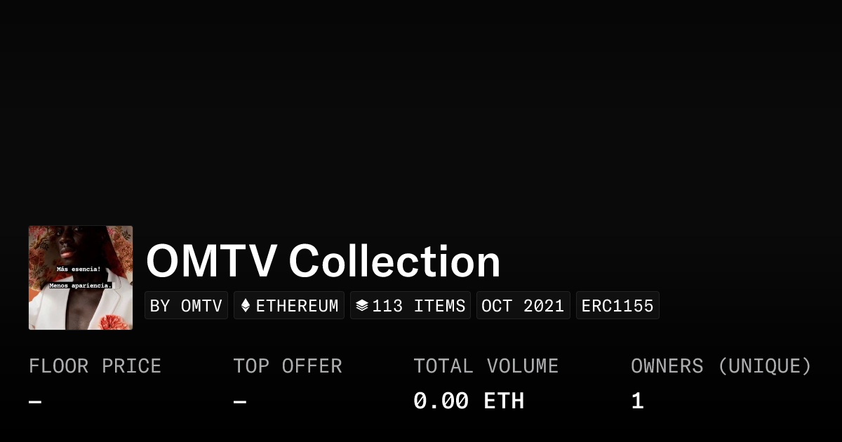 OMTV Collection - Collection | OpenSea