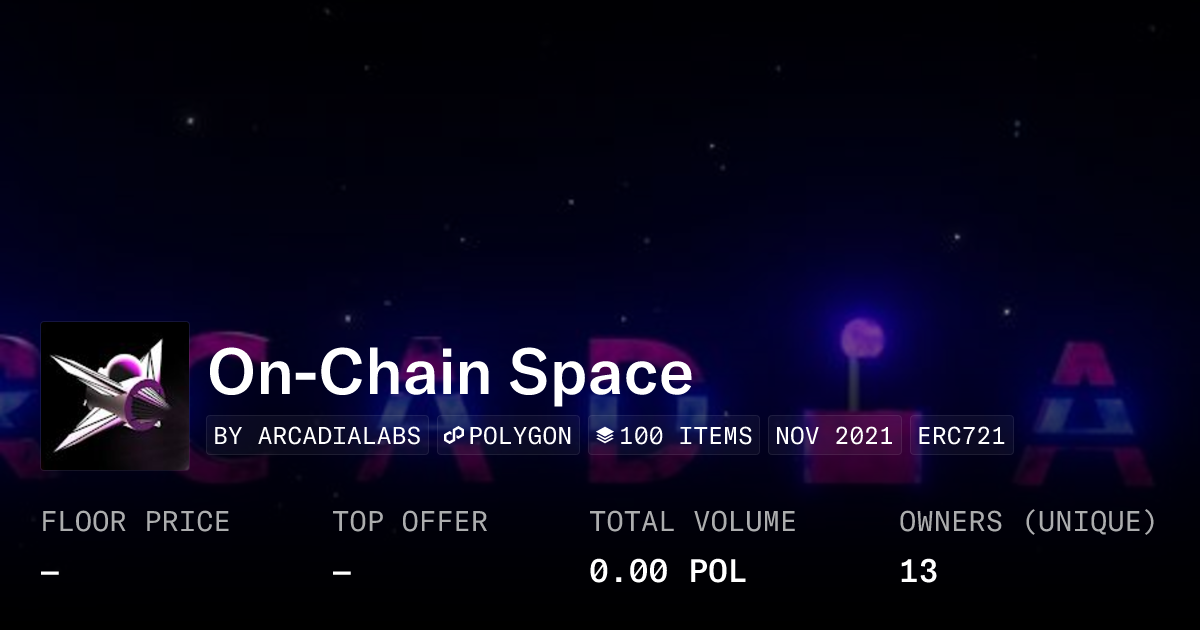On-Chain Space - Collection | OpenSea