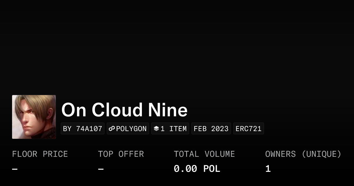 On Cloud Nine - Collection | OpenSea