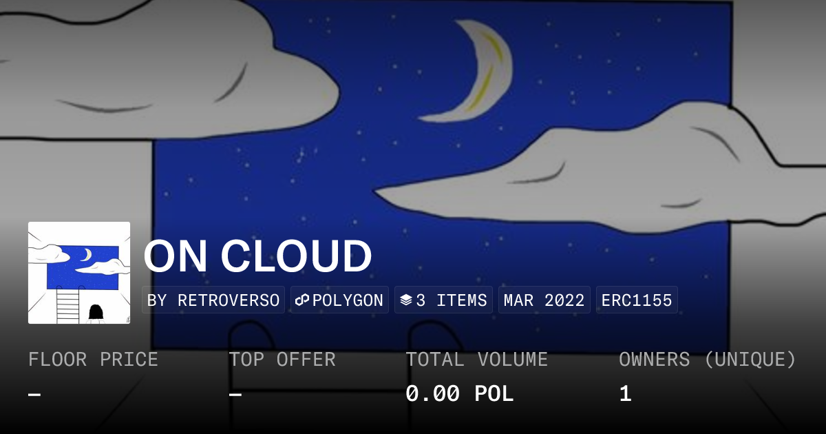 ON CLOUD - Collection | OpenSea
