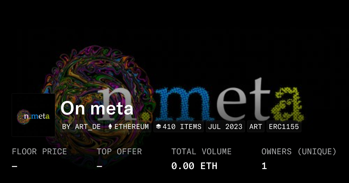 On meta - Collection | OpenSea