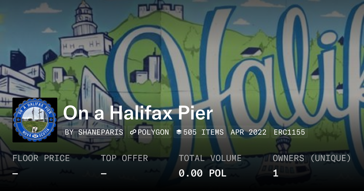 On a Halifax Pier - Collection | OpenSea