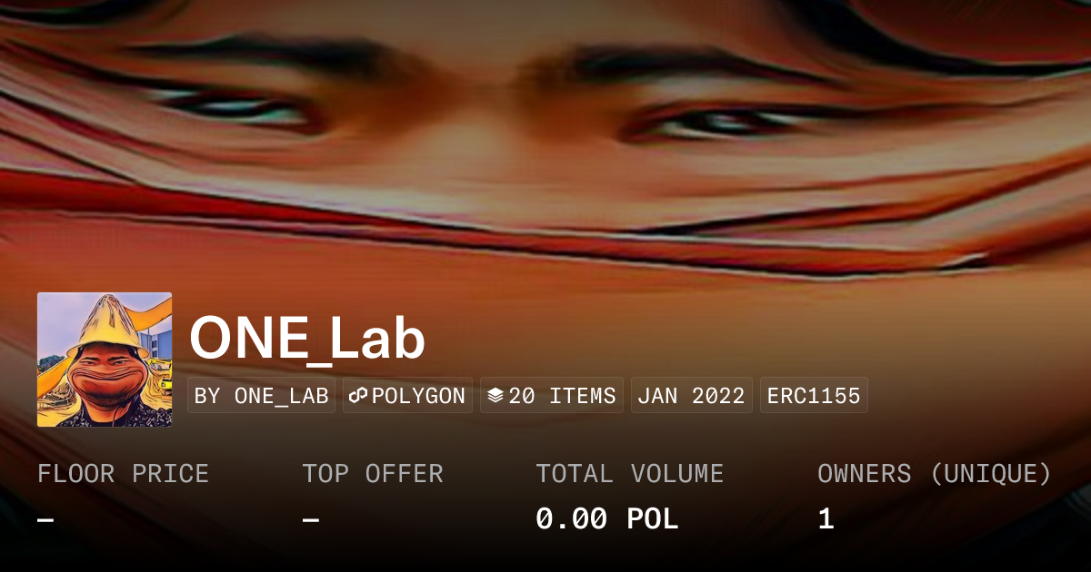 ONE_Lab - Collection | OpenSea