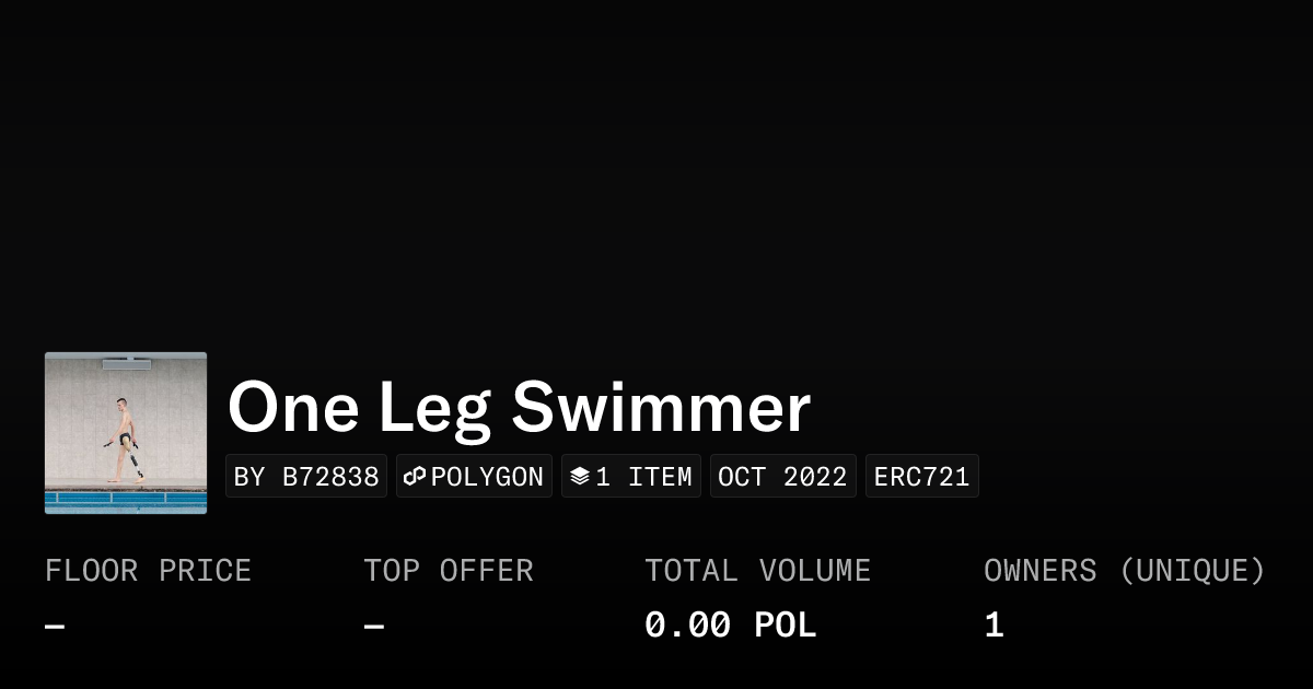 One Leg Swimmer - Collection | OpenSea