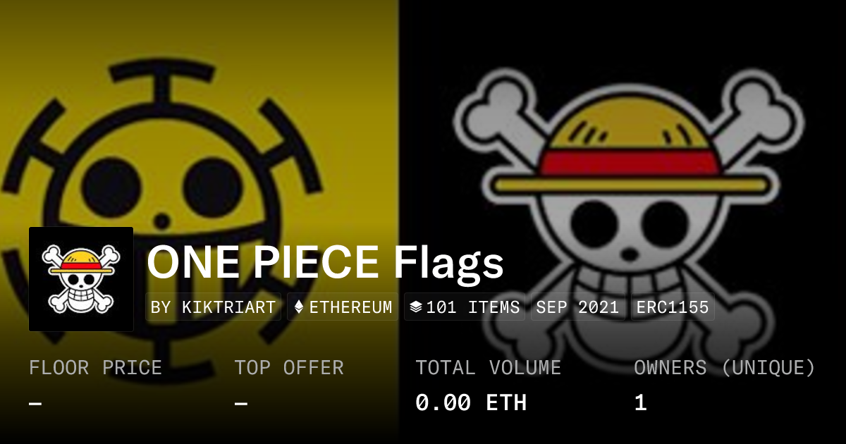 ONE PIECE Flags - Collection | OpenSea