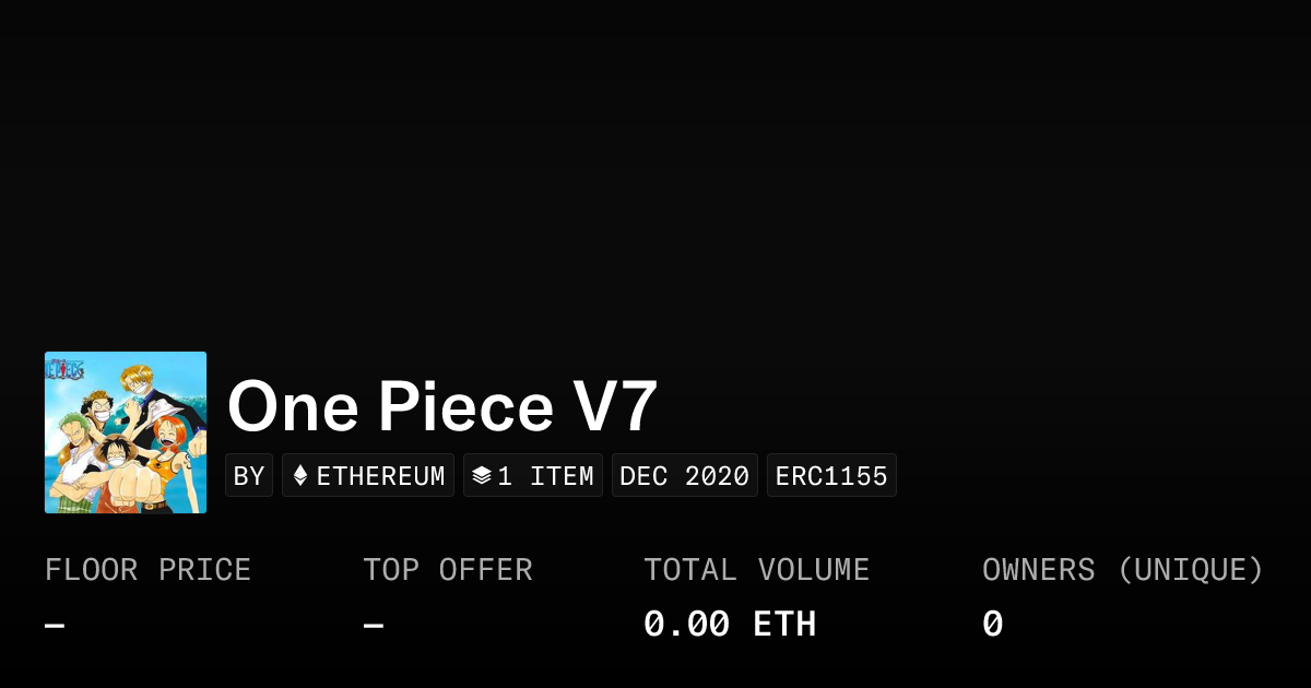 One Piece V7 - Collection | OpenSea