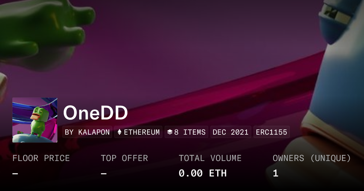 OneDD - Collection | OpenSea