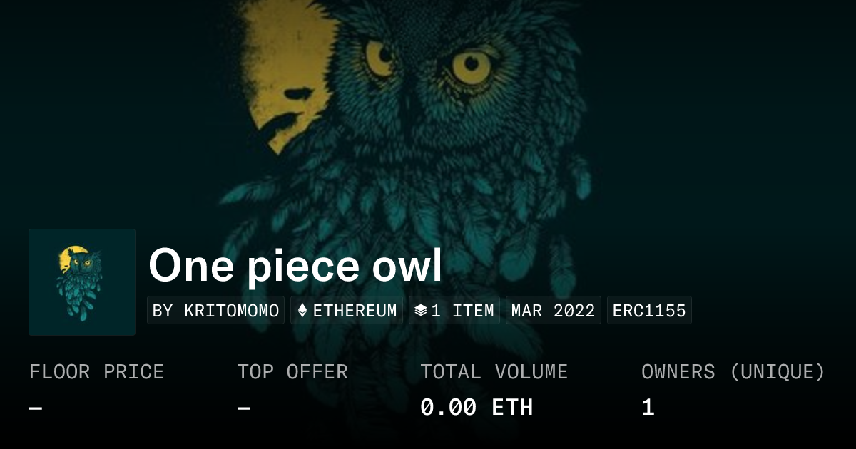One piece owl - Collection | OpenSea