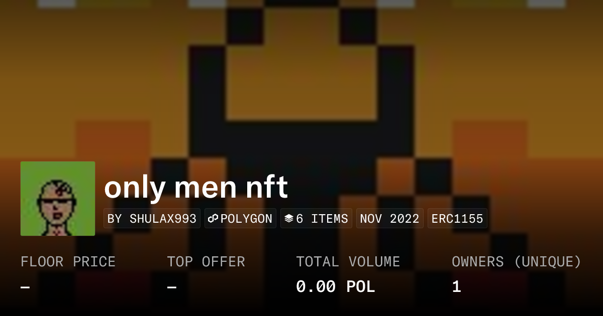 only men nft - Collection | OpenSea