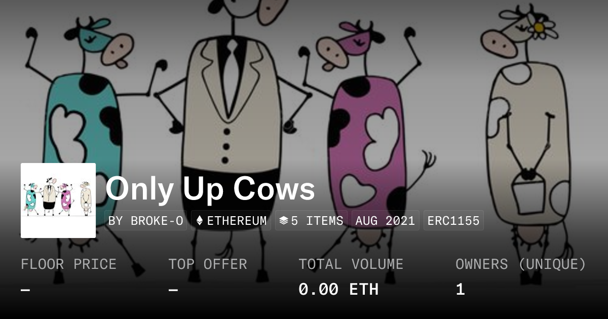Only Up Cows - Collection | OpenSea