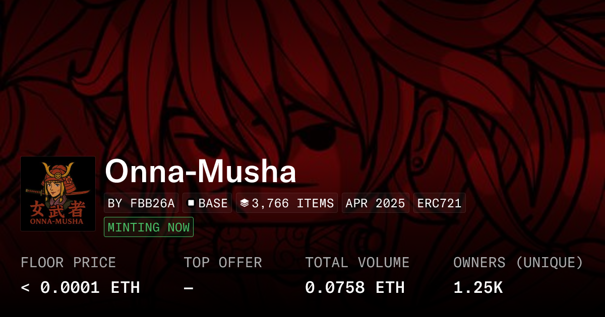 Onna-Musha - Collection | OpenSea