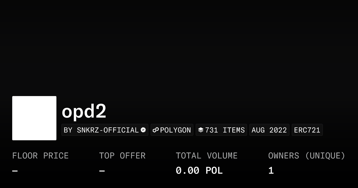 opd2 - Collection | OpenSea