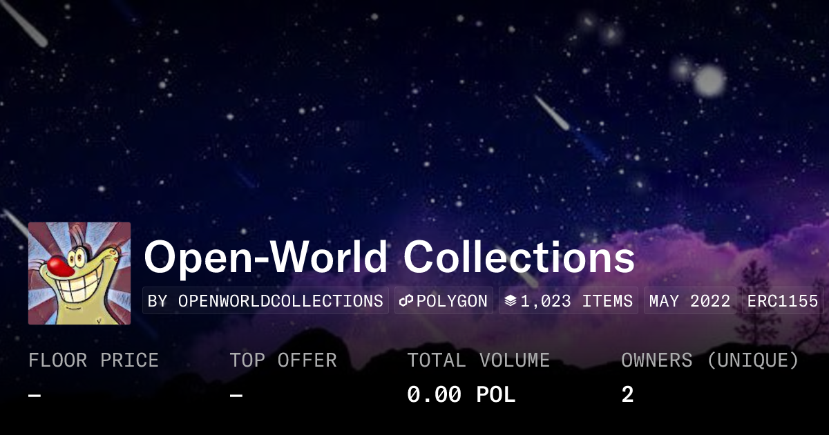 Open-World Collections - Collection | OpenSea