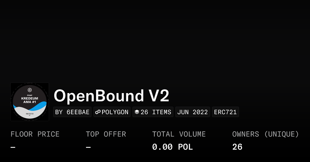 OpenBound V2 - Collection | OpenSea