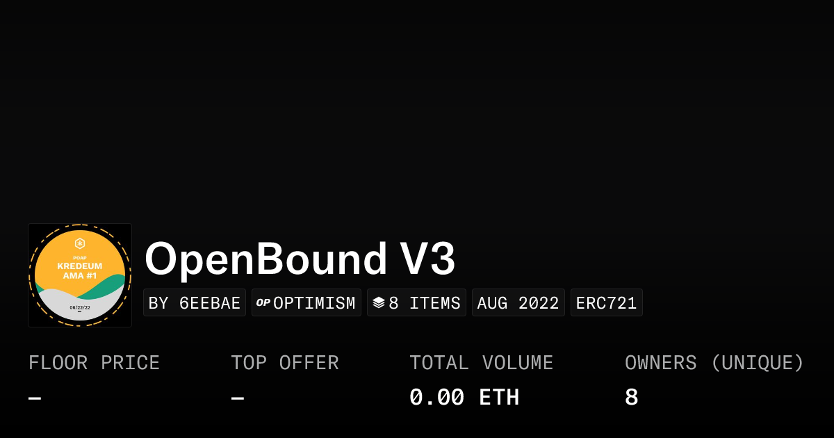OpenBound V3 - Collection | OpenSea