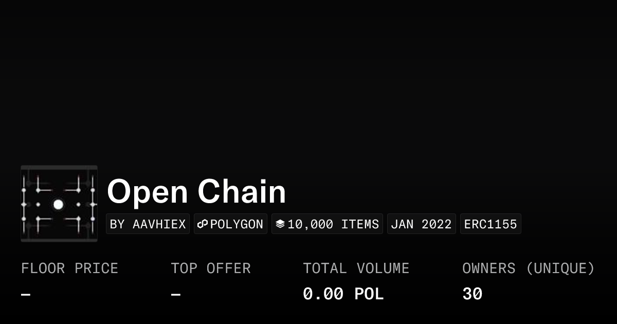 Open Chain - Collection | OpenSea