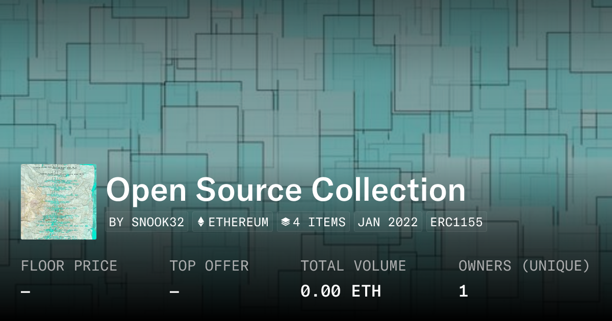Open Source Collection - Collection | OpenSea