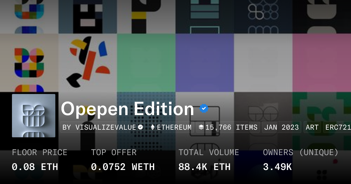 Opepen Edition - Collection | OpenSea