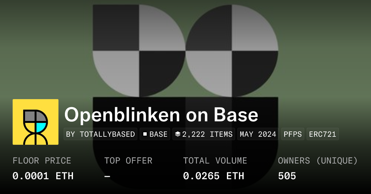 Openblinken on Base - Collection | OpenSea