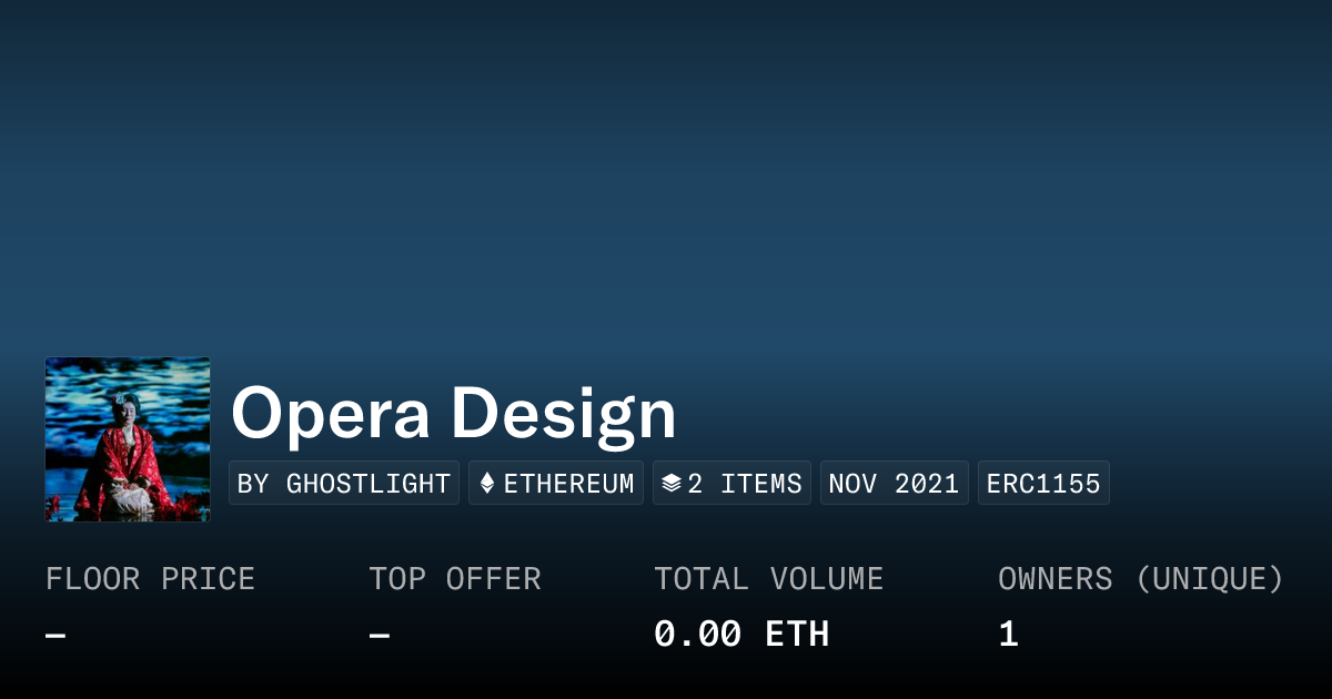 Opera Design - Collection | OpenSea