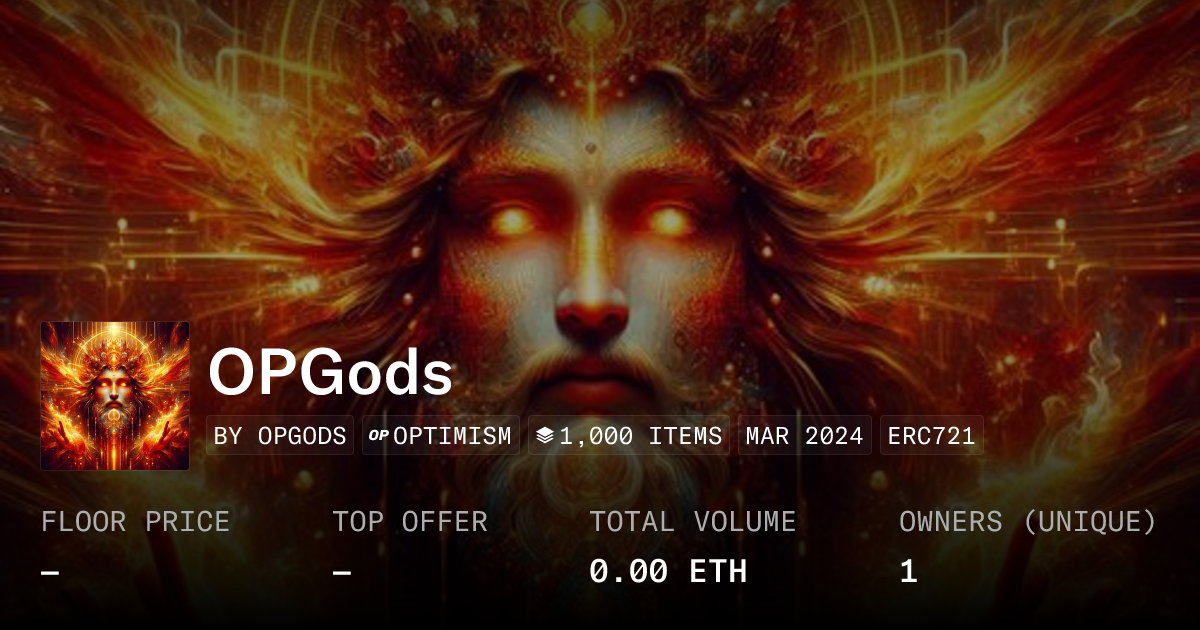 OPGods - Collection | OpenSea