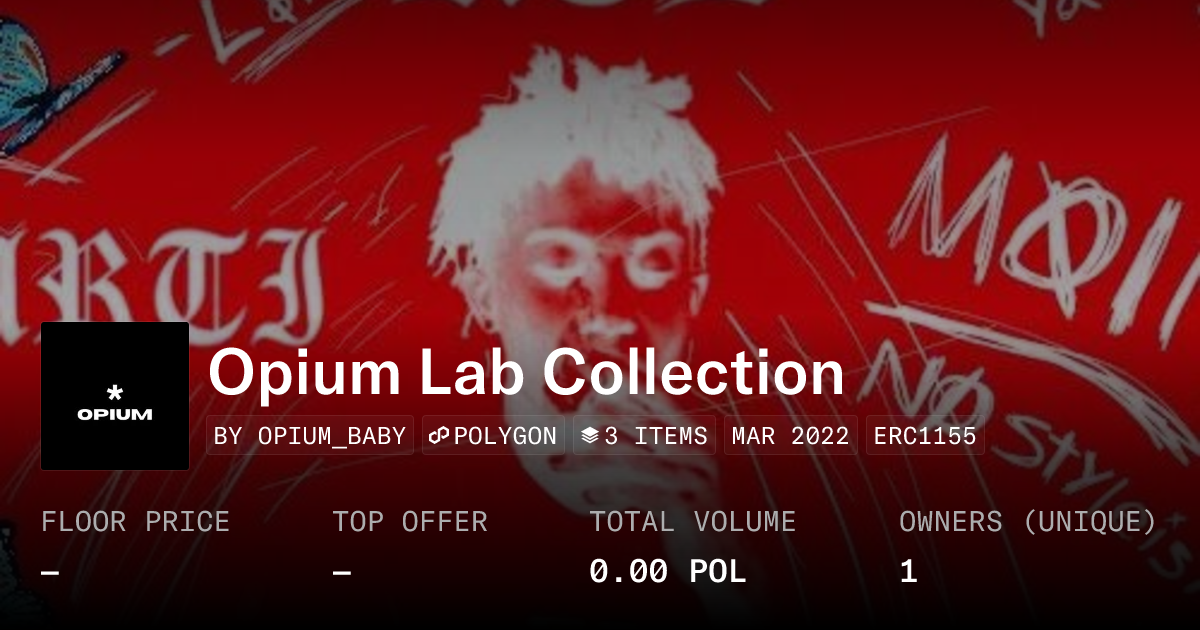 Opium Lab Collection - Collection | OpenSea