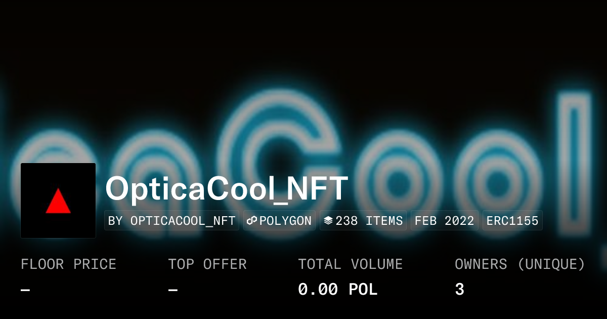 OpticaCool_NFT - Collection | OpenSea