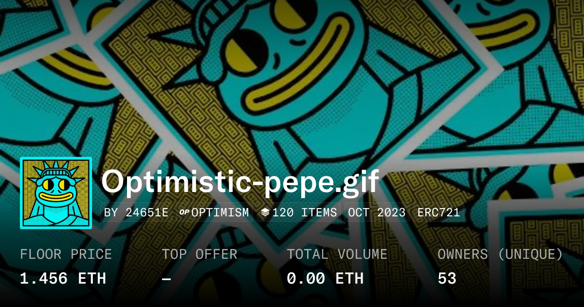 Optimistic-pepe.gif - Collection | OpenSea