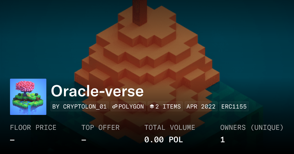 Oracle-verse - Collection | OpenSea