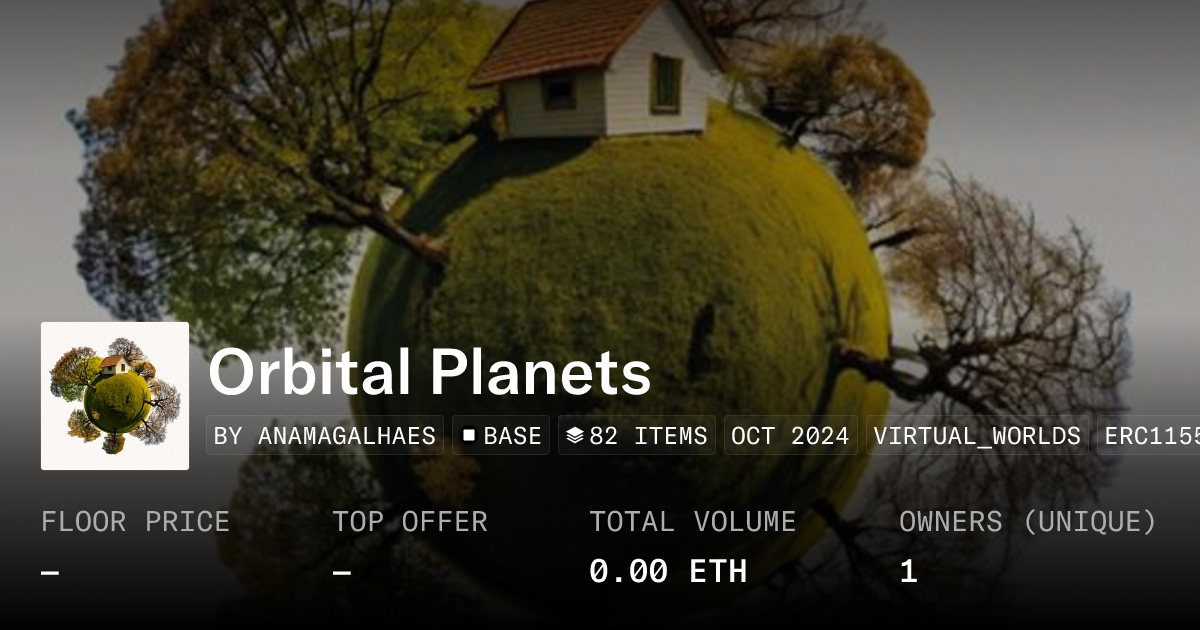 Orbital Planets - Collection | OpenSea