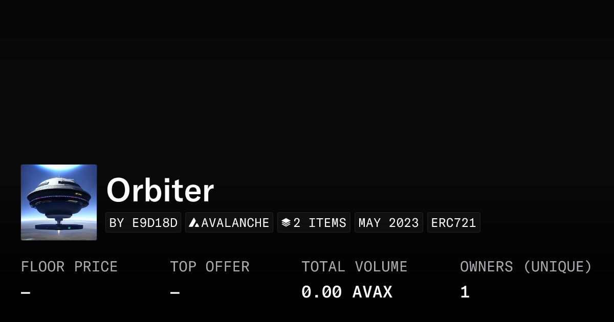 Orbiter - Collection | OpenSea