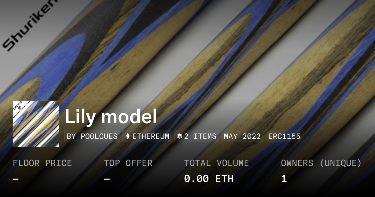 Lily model - Collection | OpenSea