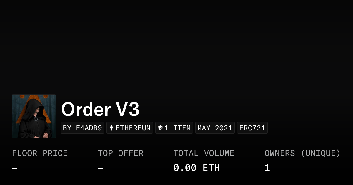 Order V3 - Collection | OpenSea