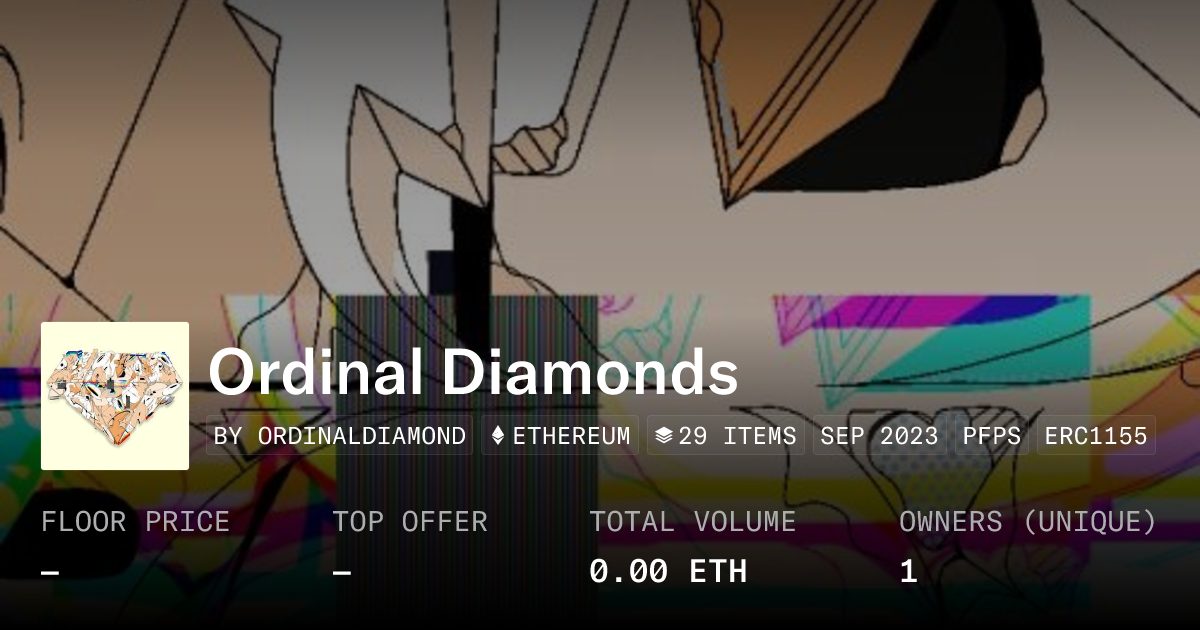 Ordinal Diamonds - Collection | OpenSea