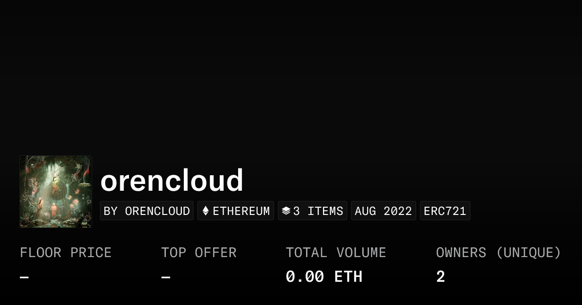 orencloud - Collection | OpenSea