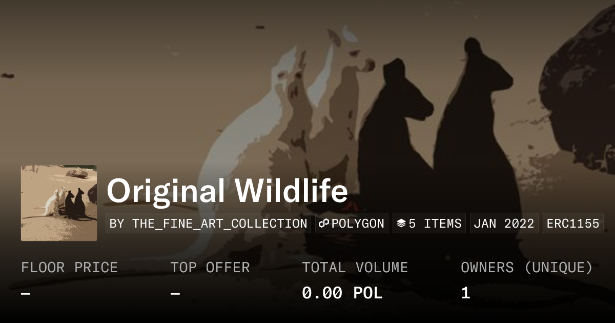 Original Wildlife - Collection | OpenSea