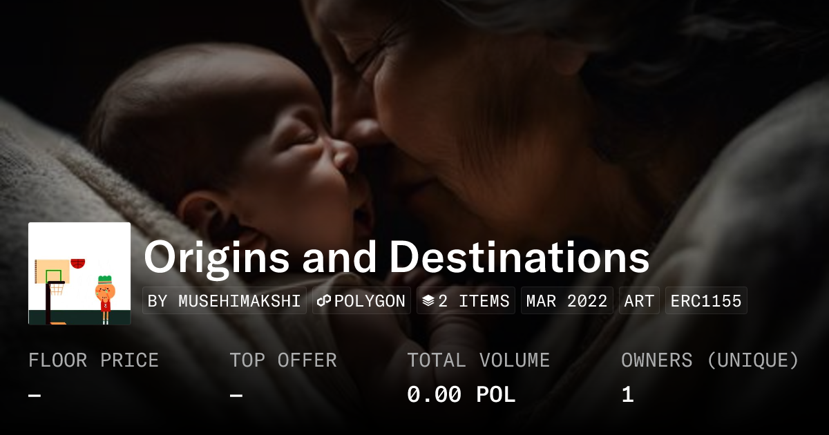 Origins and Destinations - Collection | OpenSea