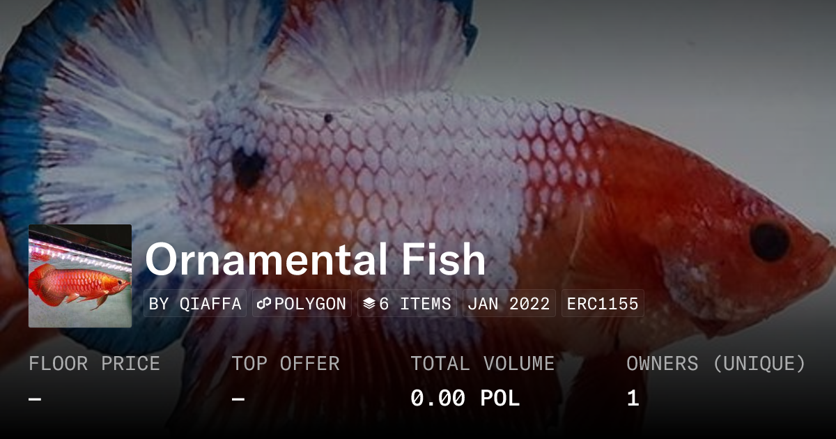 Ornamental Fish - Collection | OpenSea
