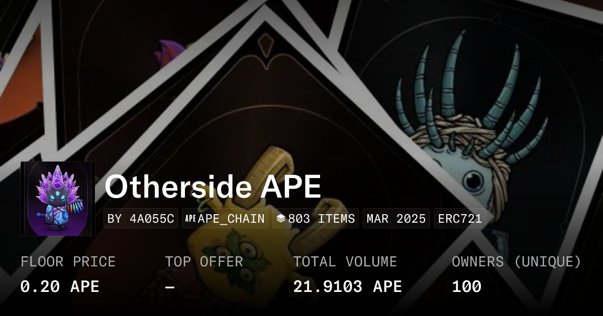 Otherside APE - Collection | OpenSea