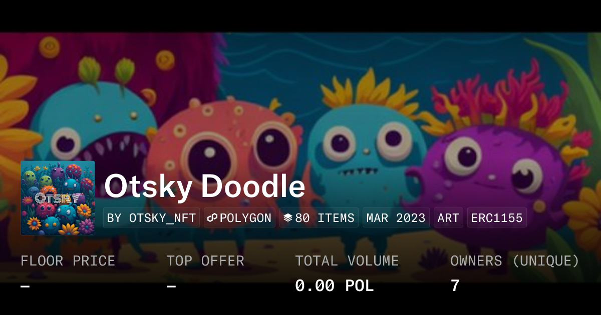 Otsky Doodle - Collection | OpenSea