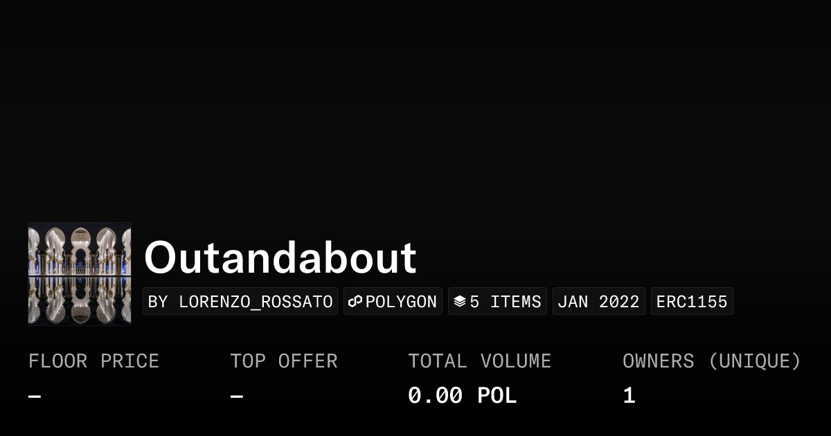 Outandabout - Collection | OpenSea